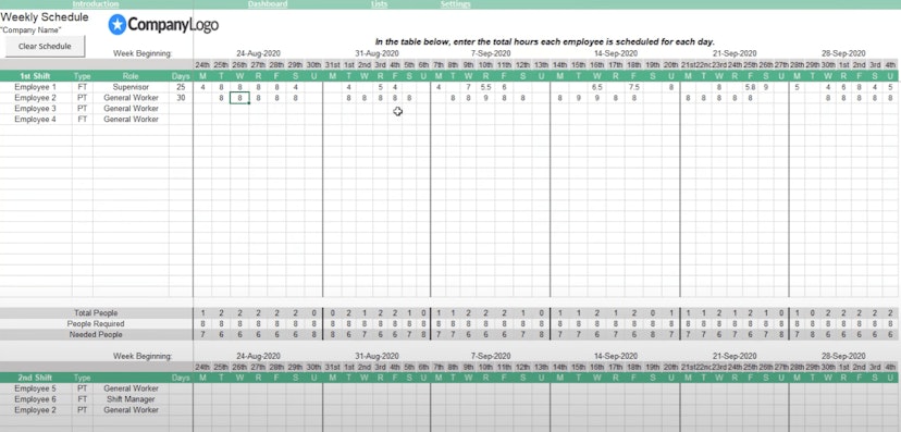 10 Driver Schedule Templates (Examples & Free Downloads)