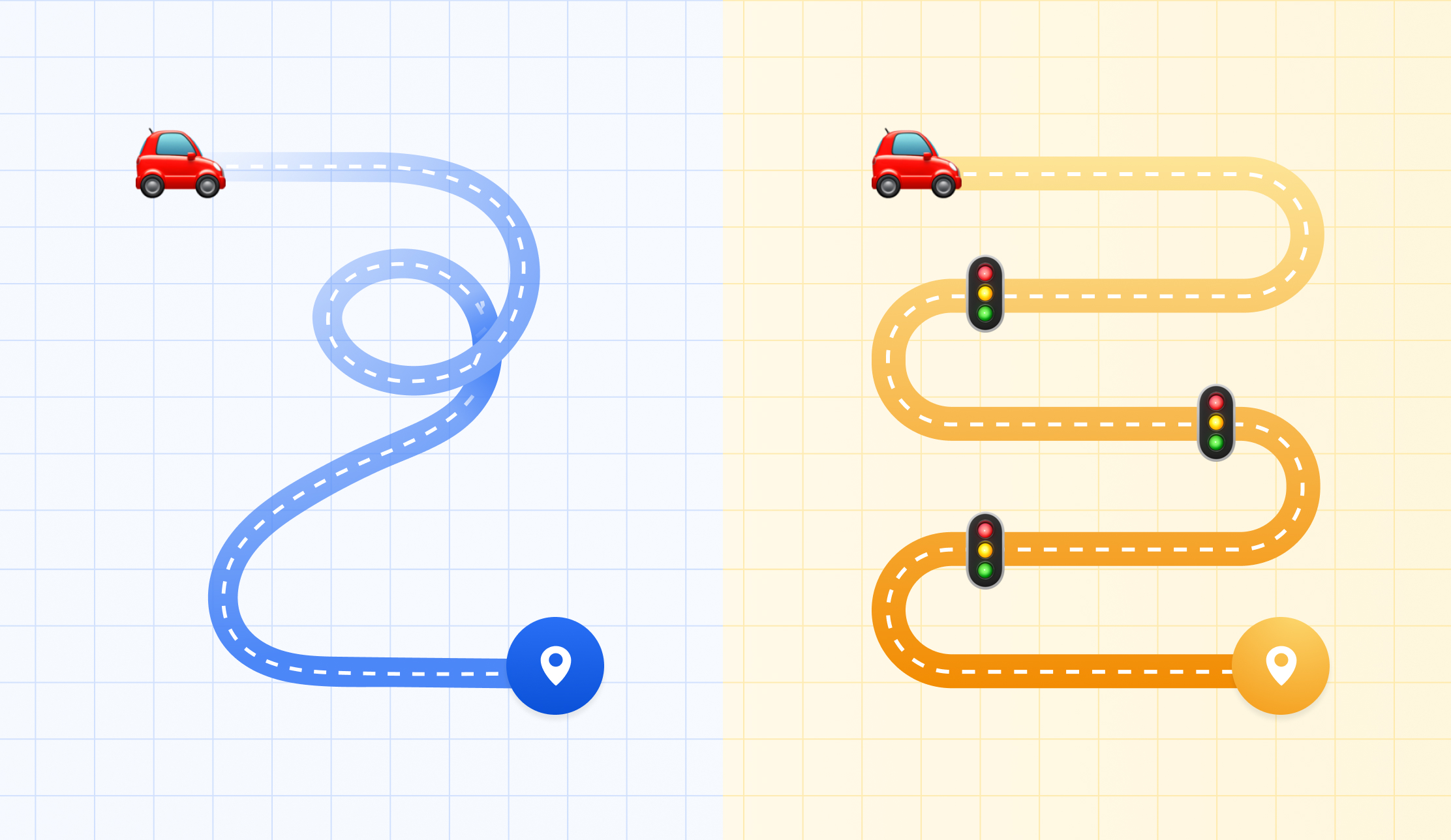 Dynamic vs. Static Route Planning
