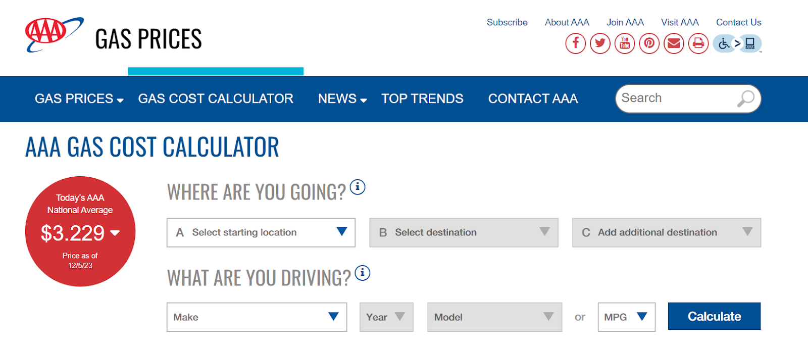 Miles and Money: Uncovering the Best Gas Calculators
