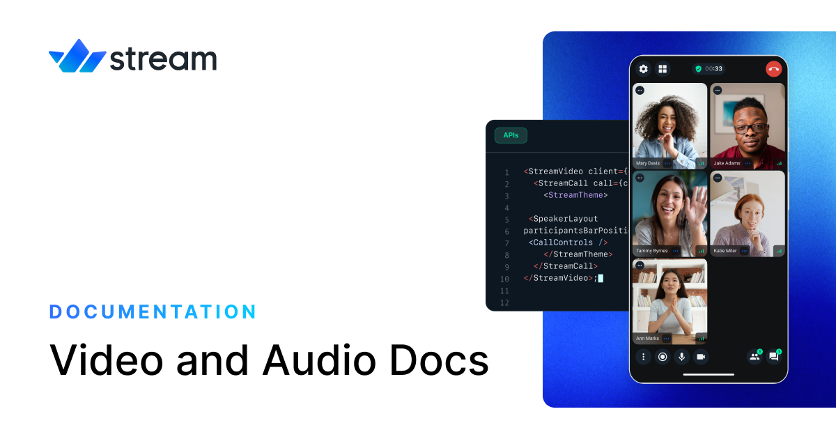 Video and Audio Docs