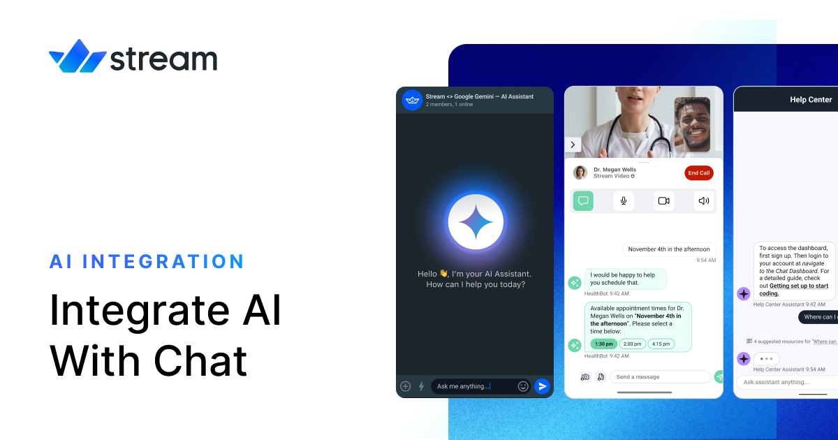 AI Chatbot Integration - UI Components for LLM Chat Interfaces