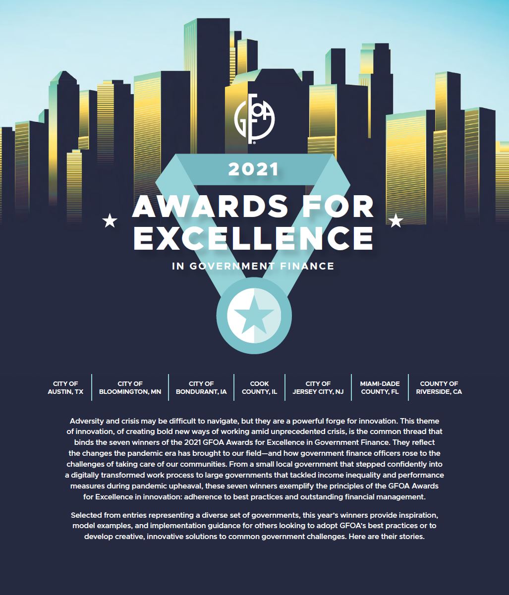 Awards for Excellence in Government Finance