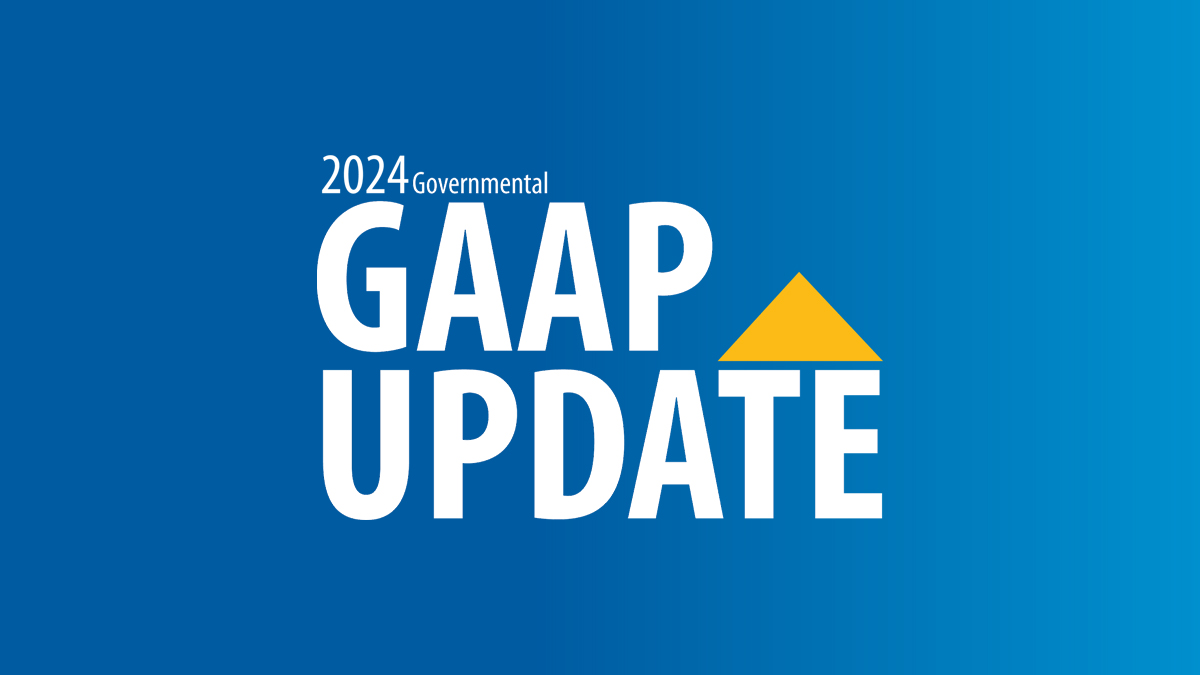2024 Annual Governmental GAAP Update