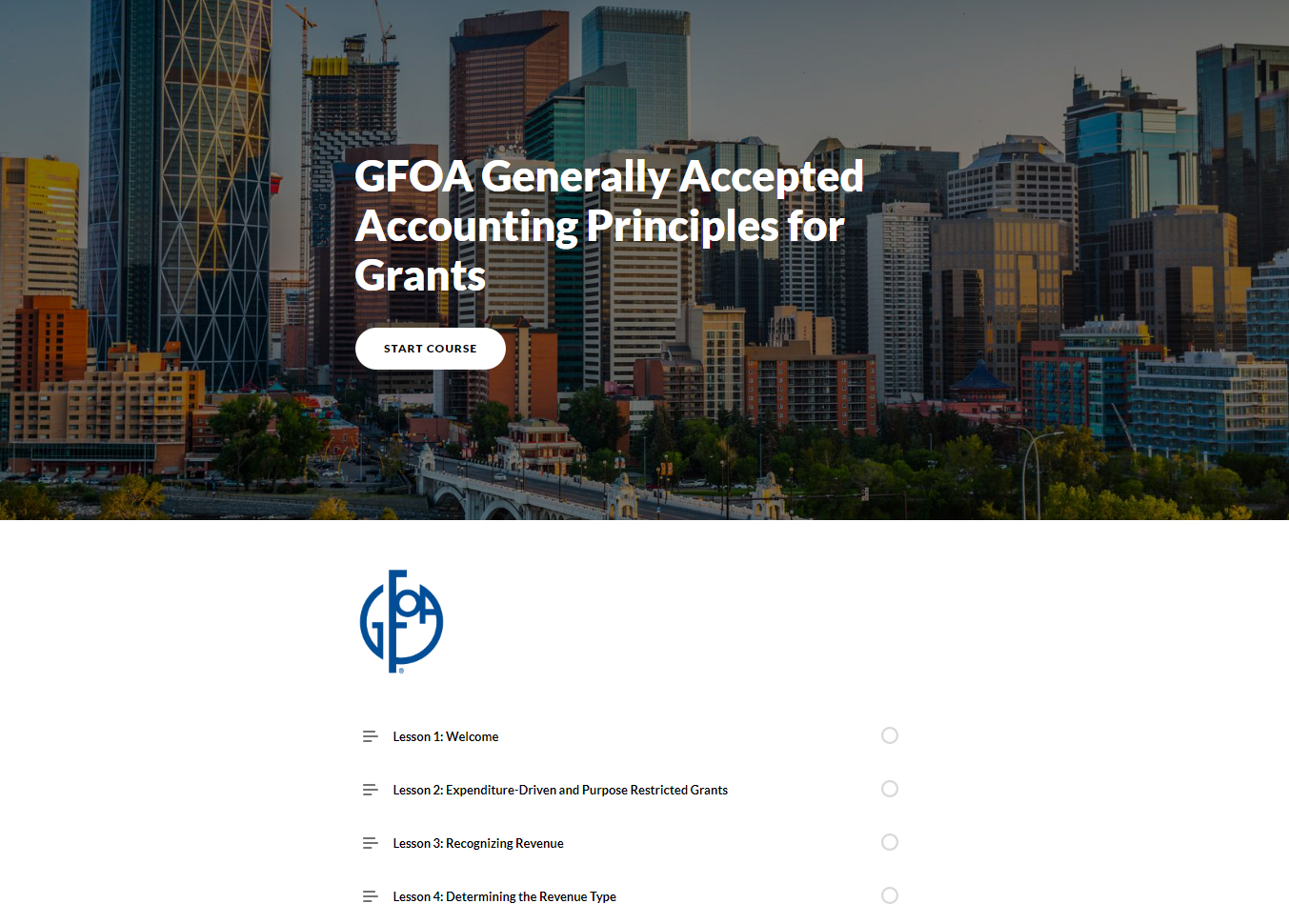 Generally Accepted Accounting Principles for Grants