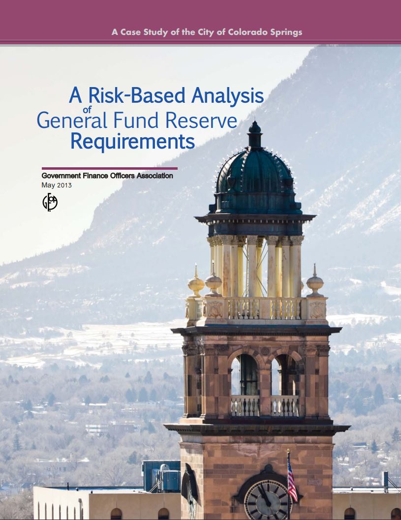 A Risk-Based Analysis of General Fund Reserve Requirements