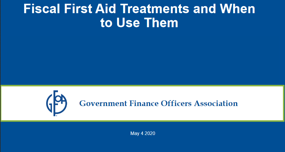 Fiscal First Aid Treatments and When to Use Them
