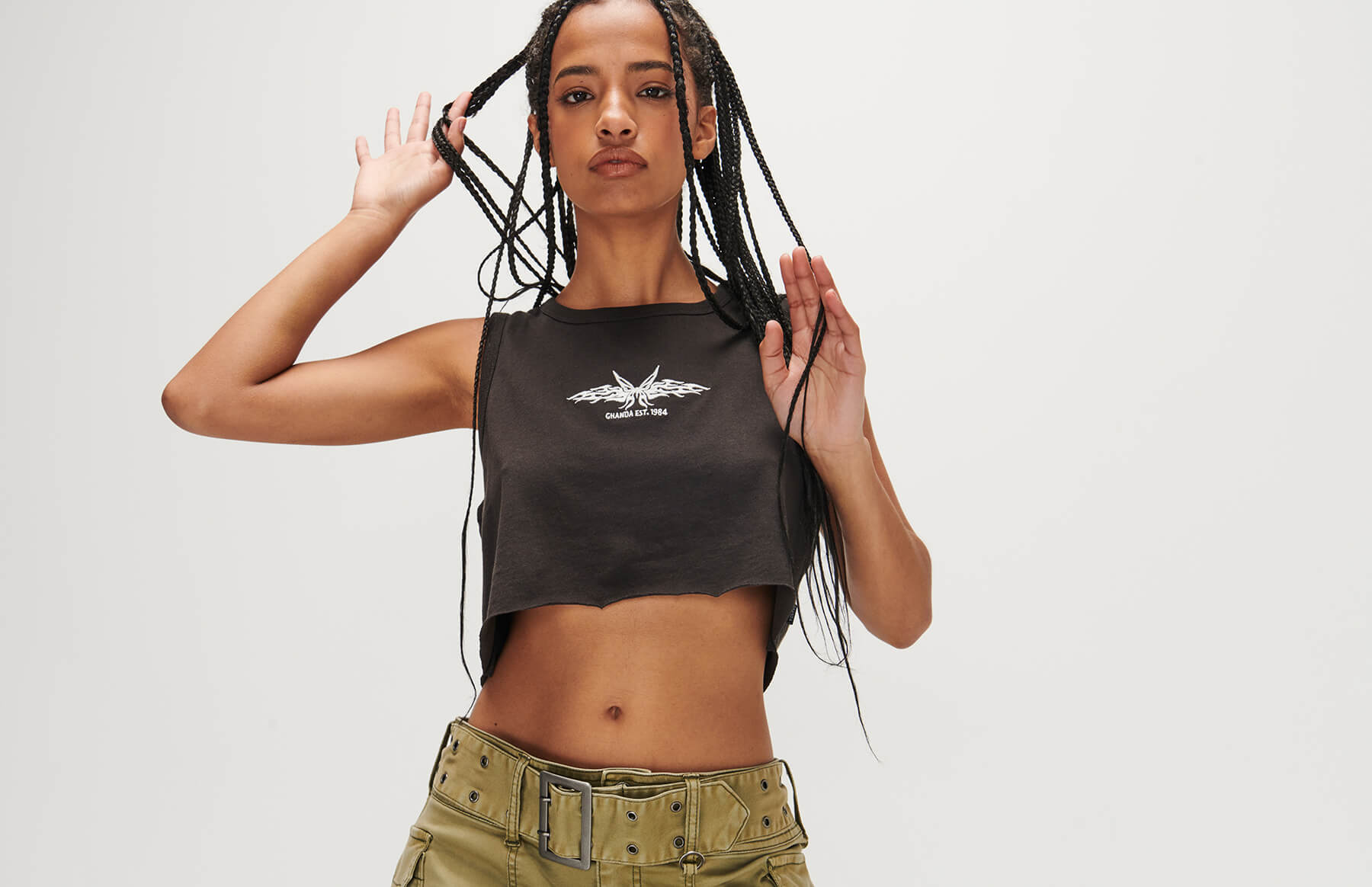 Super Crop Singlet | Ghanda Clothing