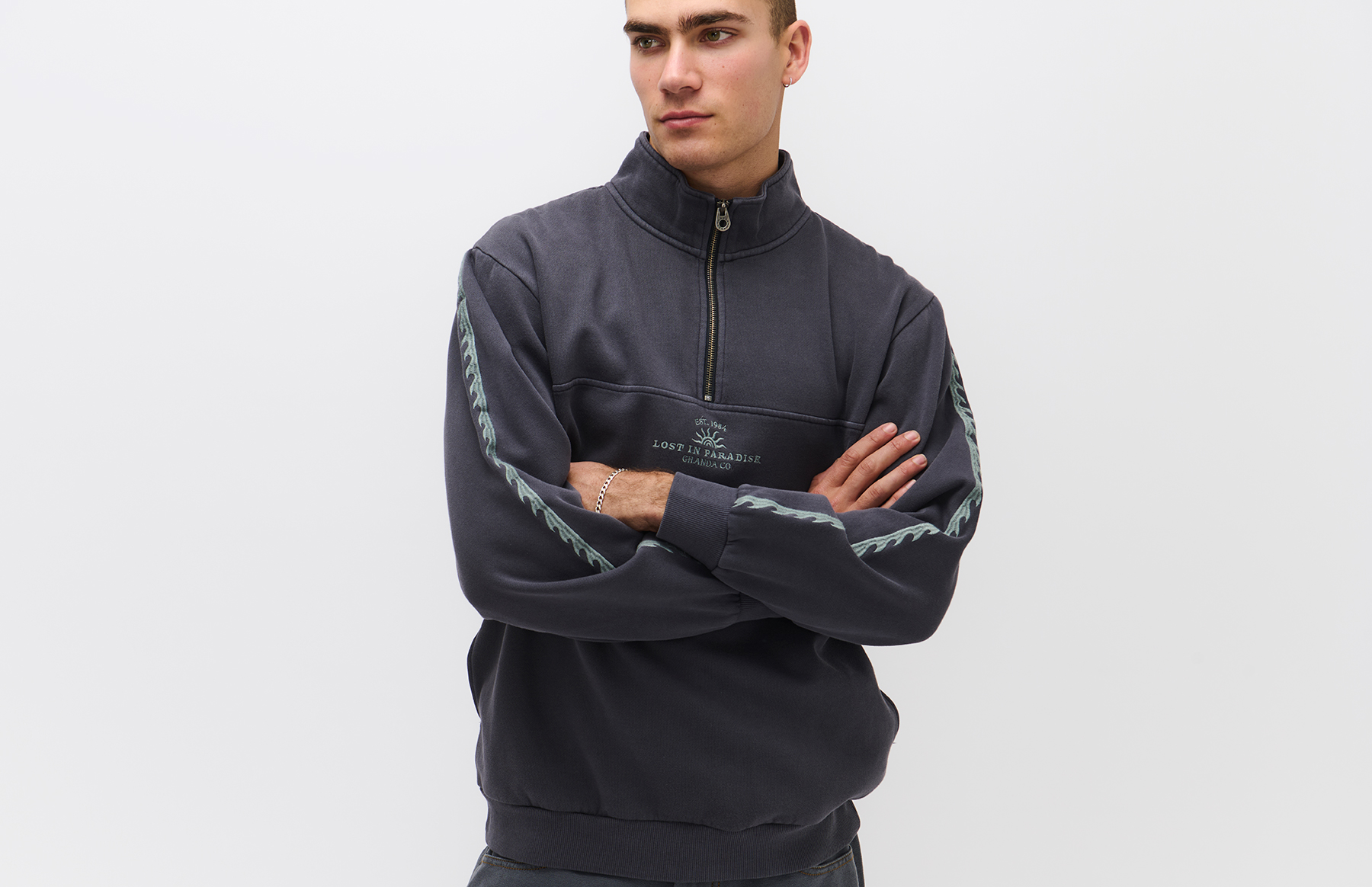 Indo Quarter Zip | Ghanda Clothing