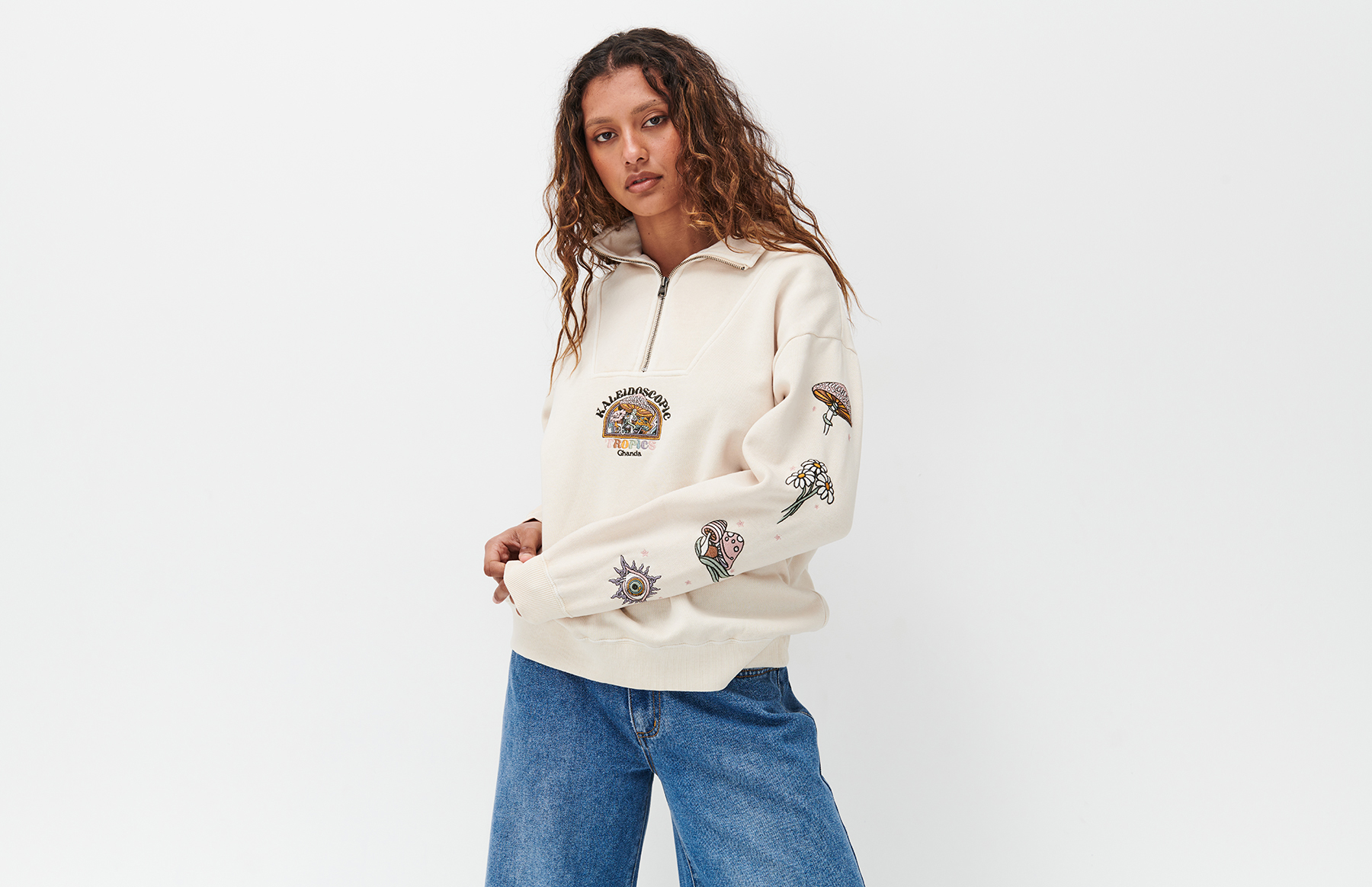 Holly Quarter Zip | Ghanda Clothing