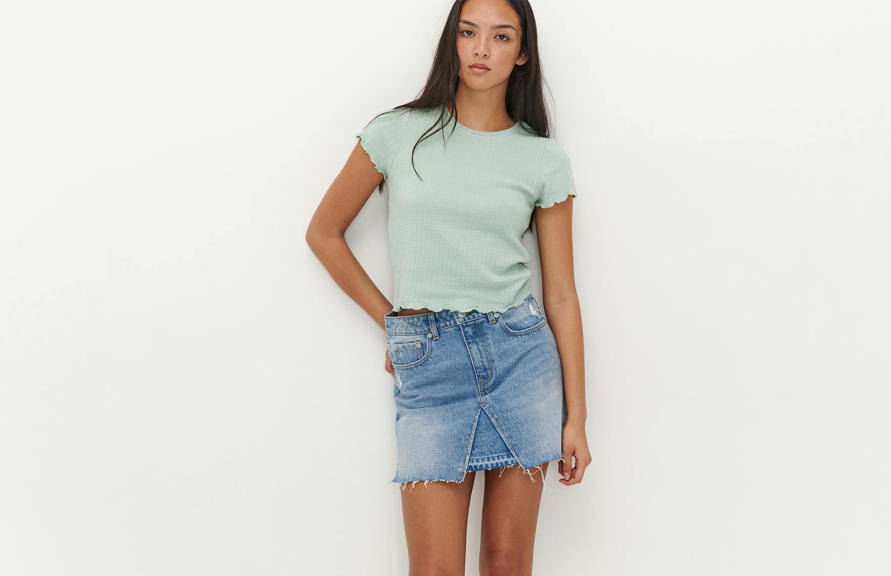 Y2K Vintage Tee in Wasabi | Ghanda Clothing