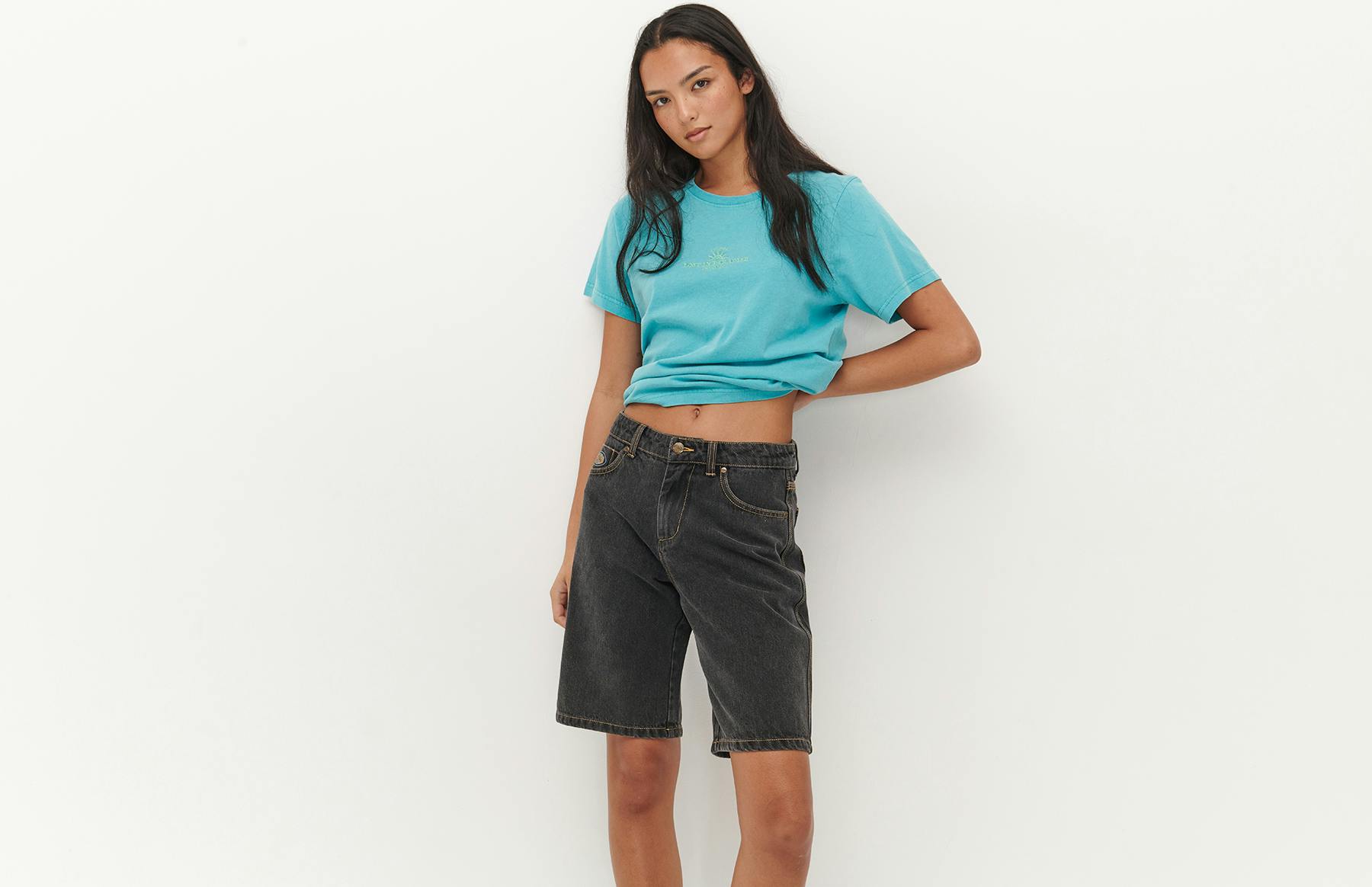 Avril Jorts in Nightmare Black | Ghanda Clothing