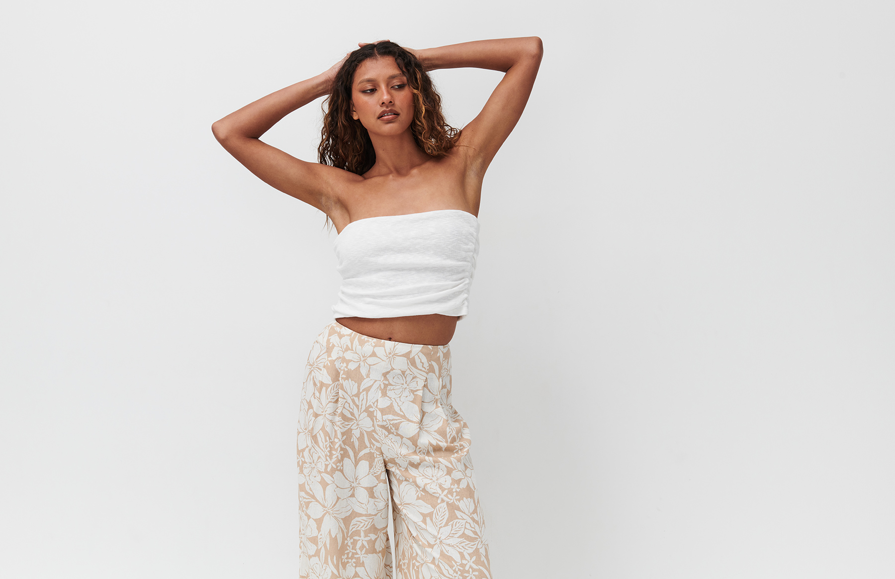Rio Tube Top in White | Ghanda Clothing