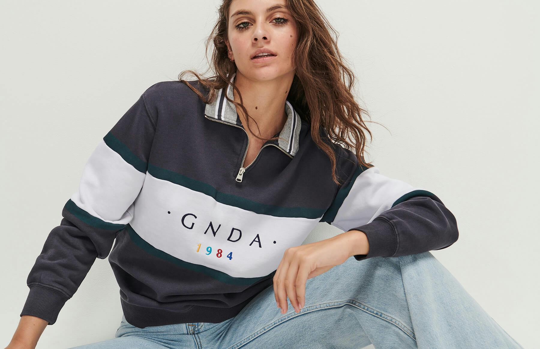 GNDA Quarter Zip | Ghanda Clothing
