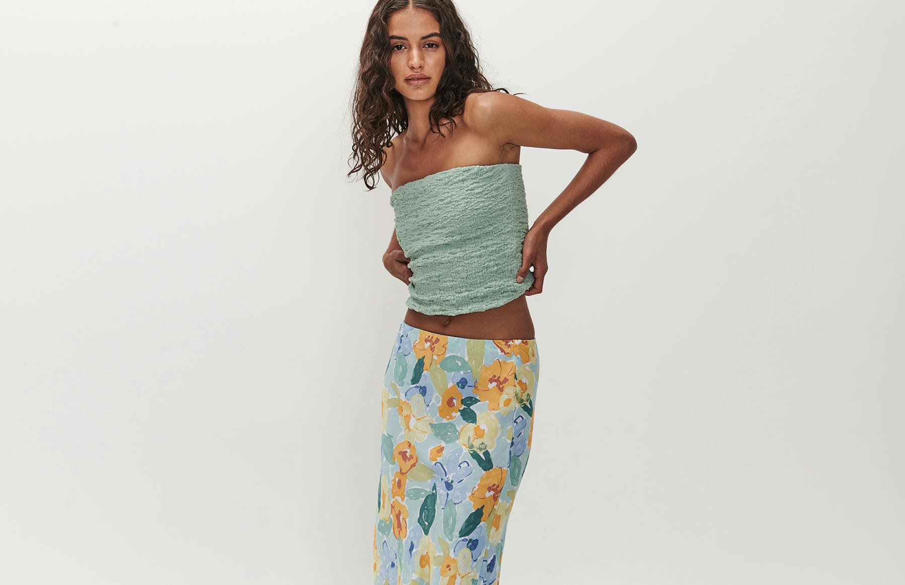 Scrunch Tube Top | Ghanda Clothing