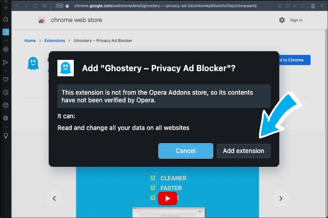 How to install and manage Opera extensions | Ghostery
