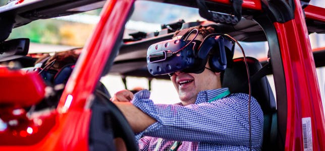 Jeep | 4D VR Experience at CES - Gimbal Cube