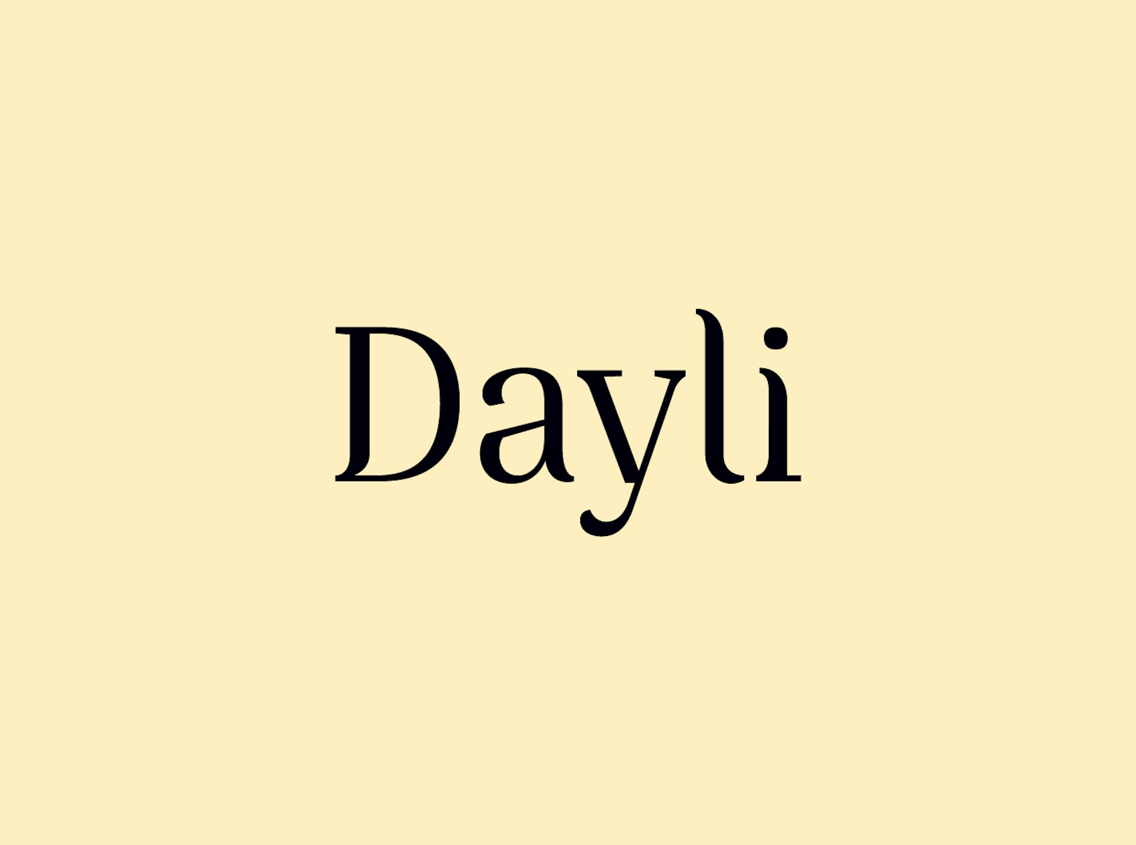 Glasfurd & Walker — Dayli