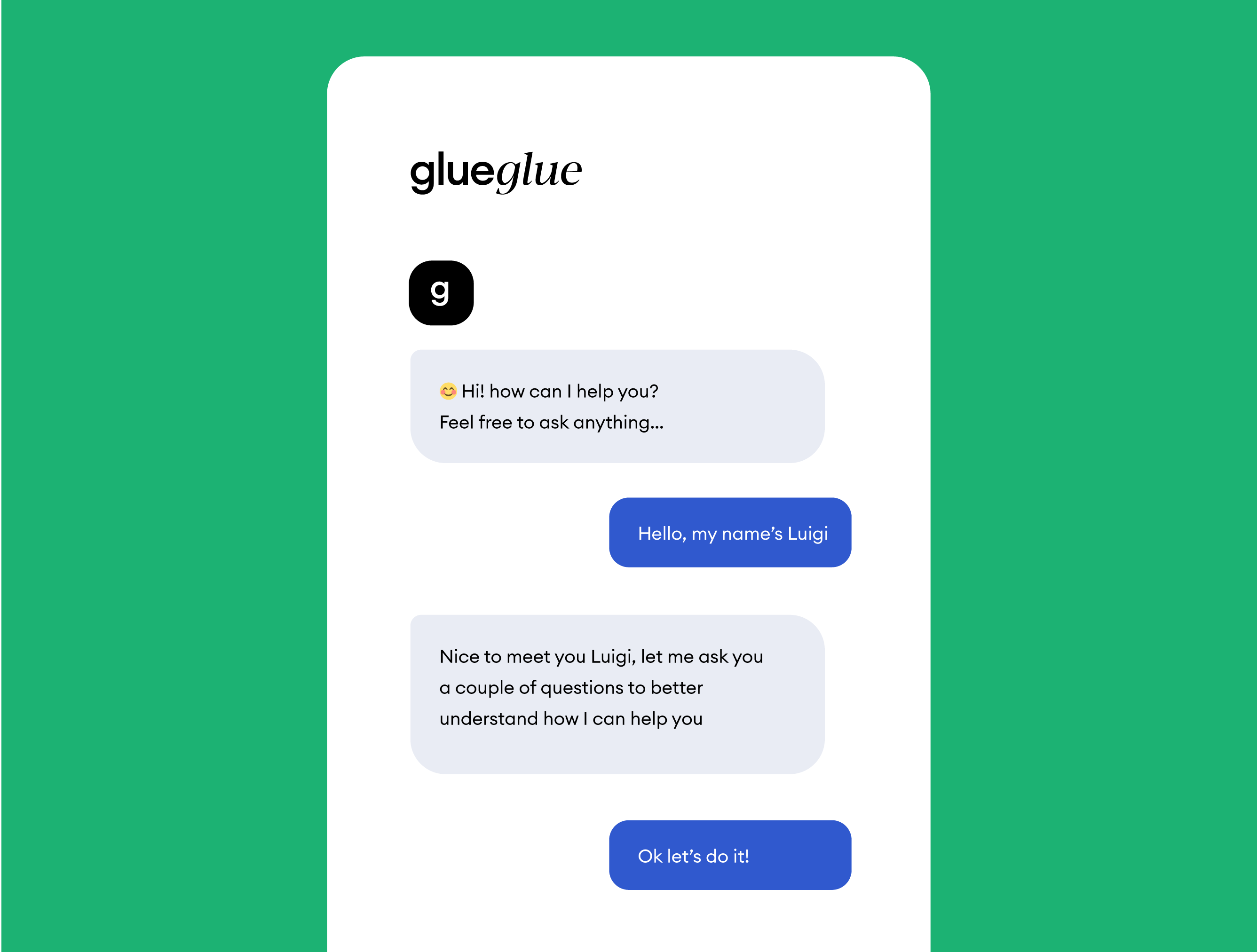 glueglue™ | Artificial Intelligence