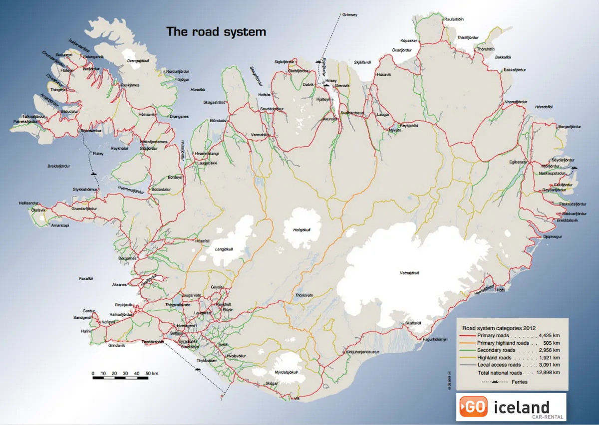 Complete Guide to Roads in Iceland - GO Iceland
