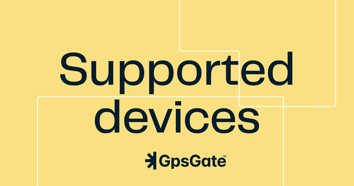 Supported GPS tracking devices - GpsGate