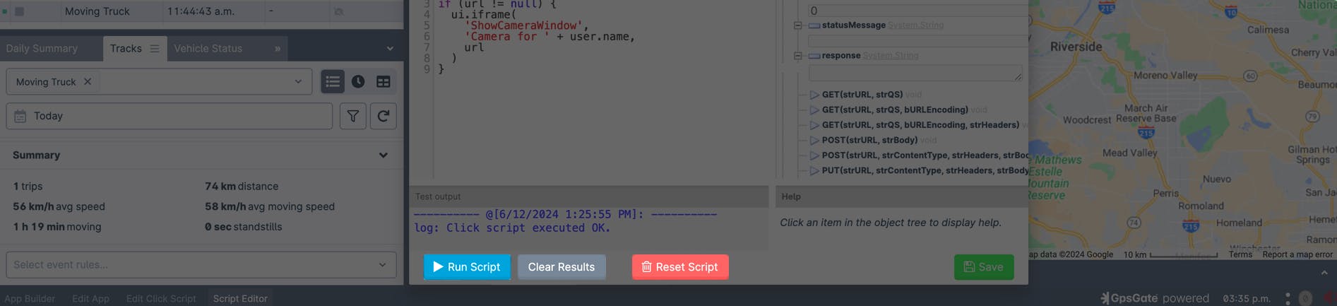 Custom fleet integration with APIs and scripting - GpsGate