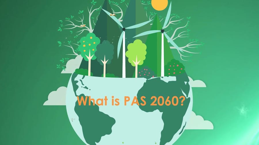 What is the PAS 2060 standard for carbon neutrality?