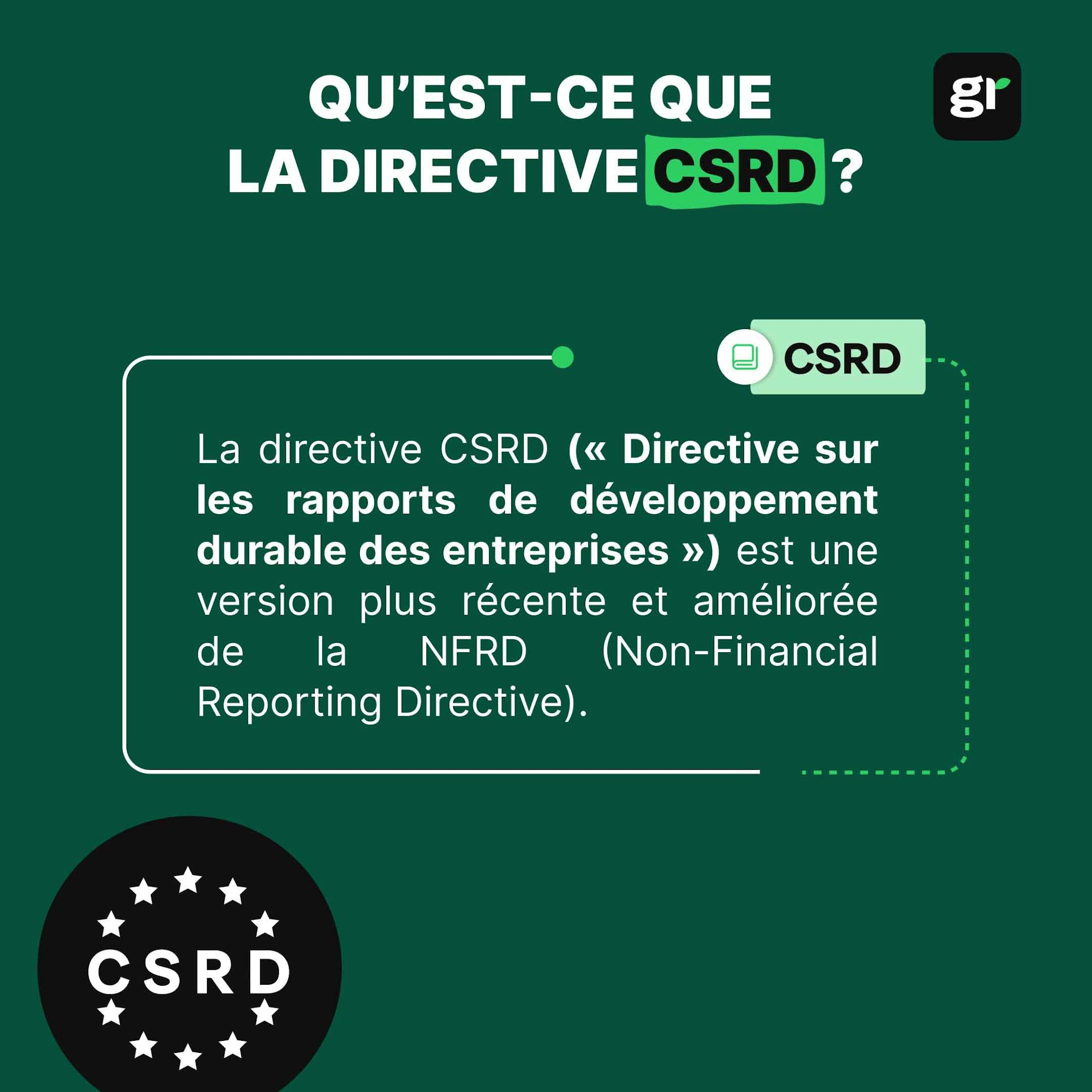 Infographie directive CSRD- Greenly