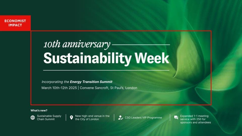 The Economist Sustainability Week 2025 - Greenly