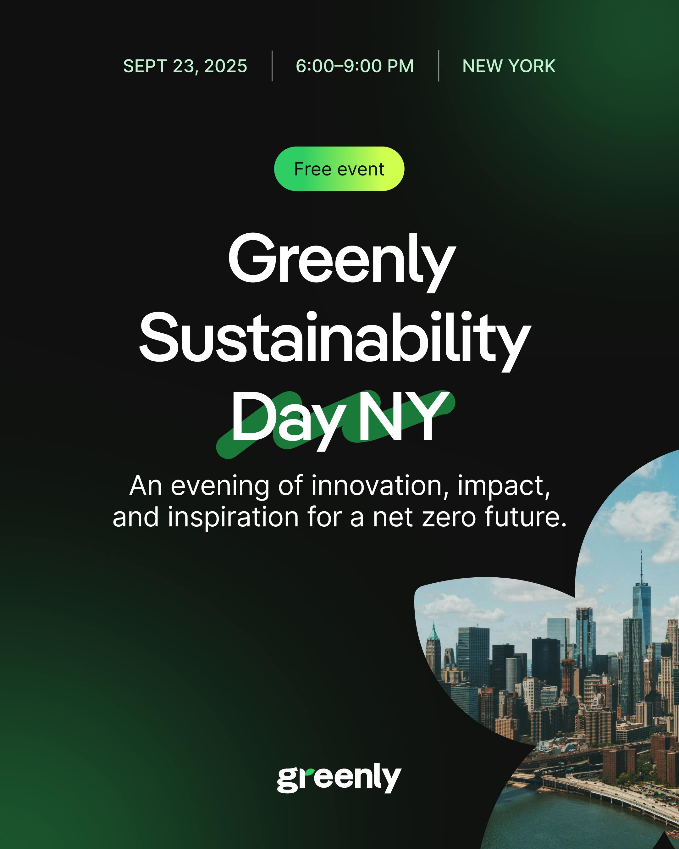 Greenly Sustainability Day New York! - Greenly