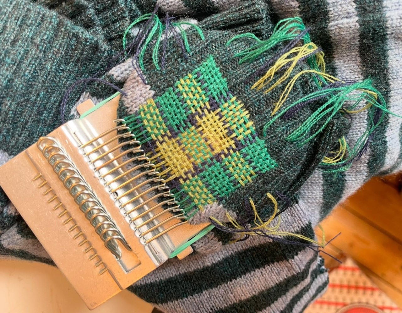 Celia Pym Mending Night | Speed Weaving with Sewingsmith