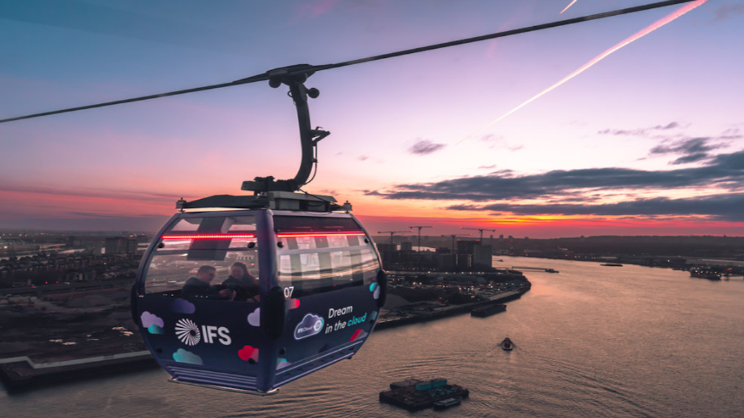 IFS Cloud Cable Cars | Visiting Greenwich Peninsula by Cable Car