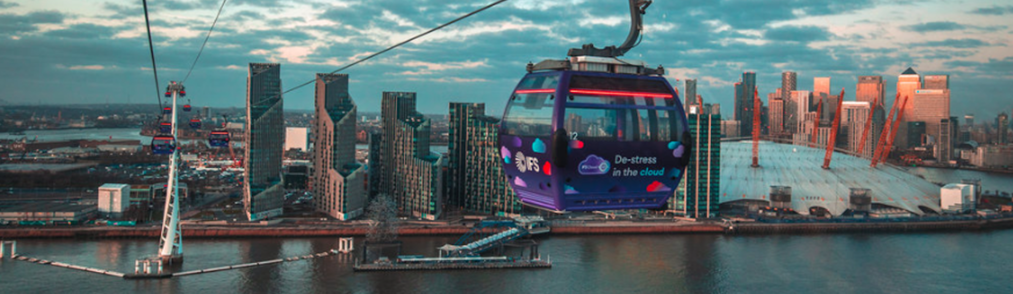 IFS Cloud Cable Cars | Visiting Greenwich Peninsula by Cable Car