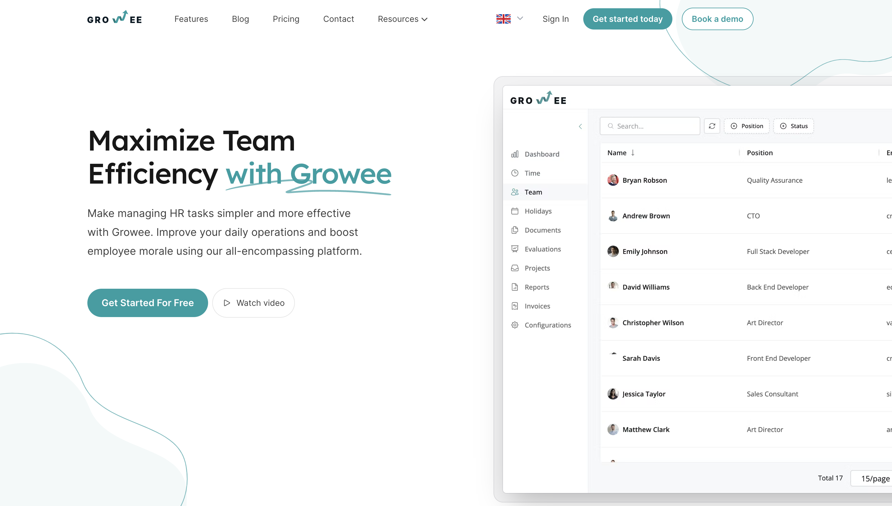 Maximize Team Efficiency with Growee | Growee