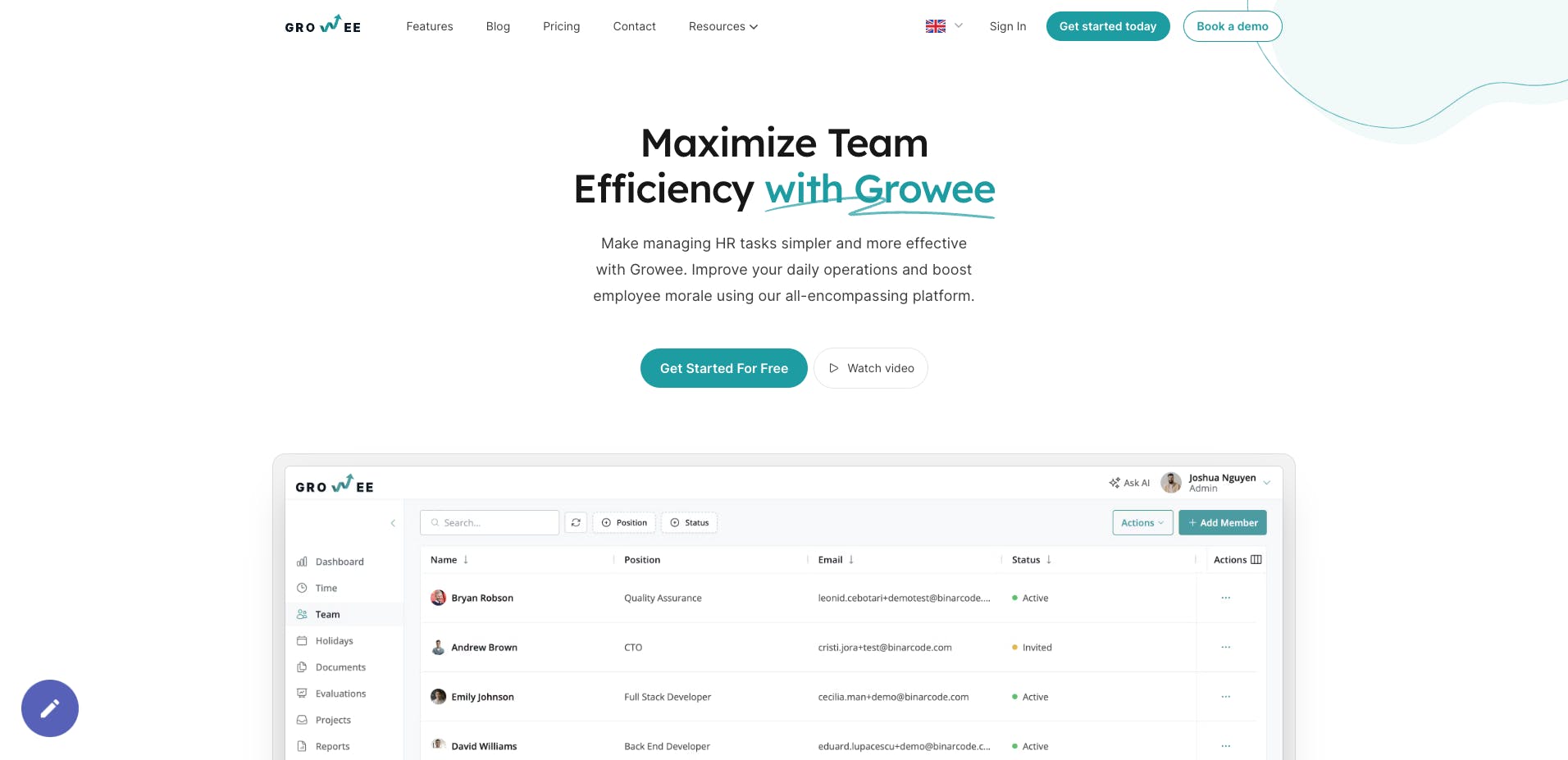 Simple and fair pricing | Growee