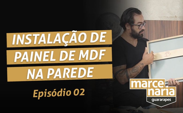 Instalação de painéis de MDF na parede
