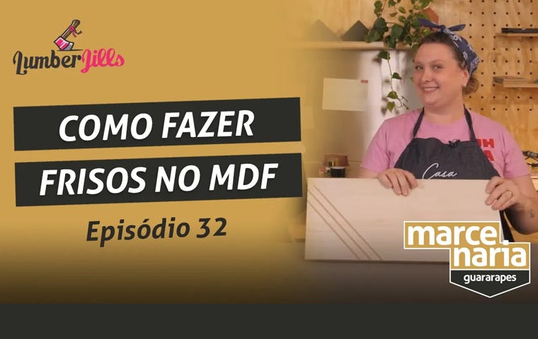 Como fazer frisos no MDF usando uma tupia