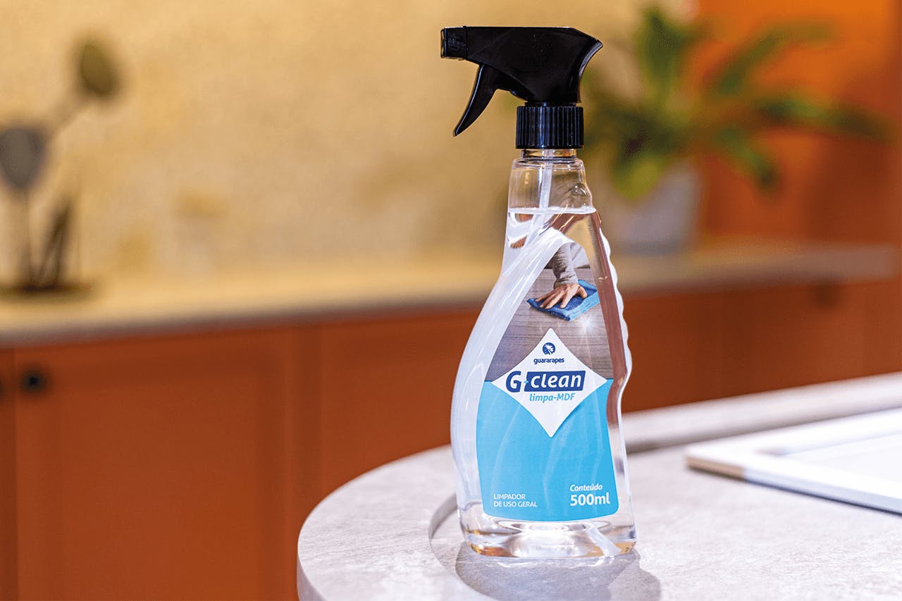 Conheça o G-Clean Limpa-MDF, lançamento da Guararapes para móveis e painéis