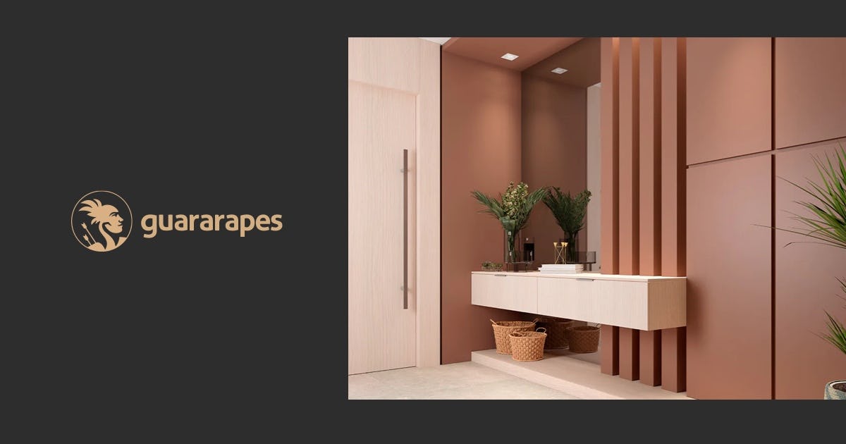 MDF Tijolo | Linha Colors | Guararapes Painéis de MDF