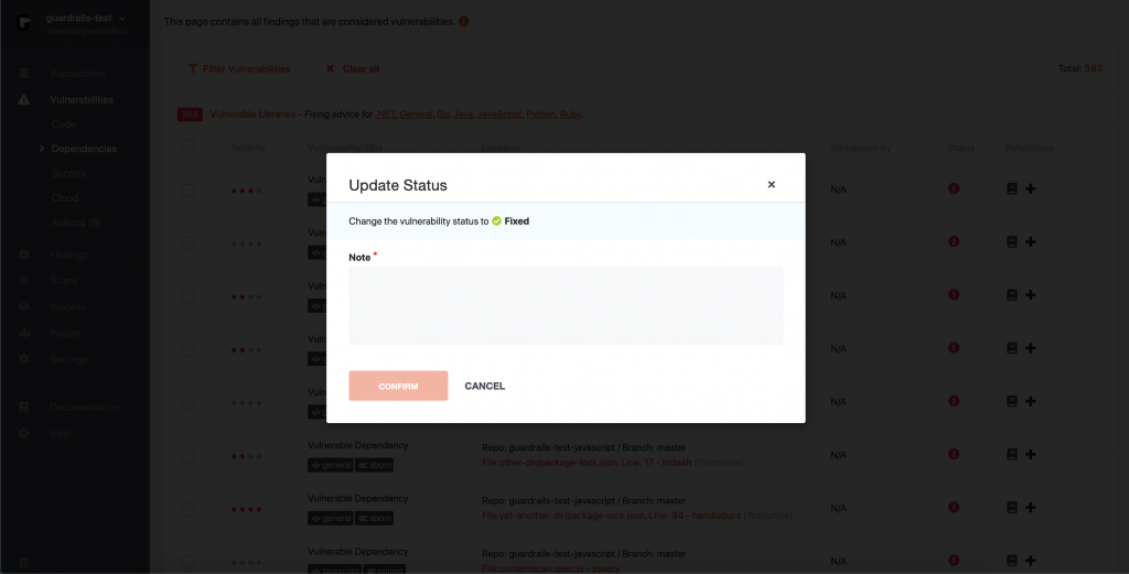 New Check-in-the-Box - GuardRails