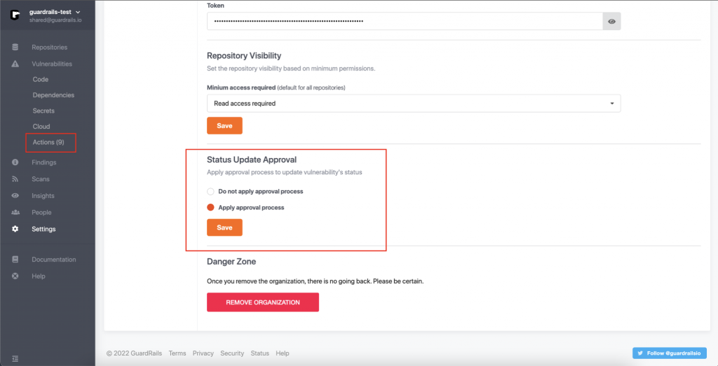 New Check-in-the-Box - GuardRails