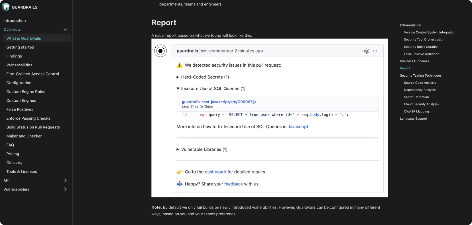 Just-in-time Training to upskill your developers | GuardRails