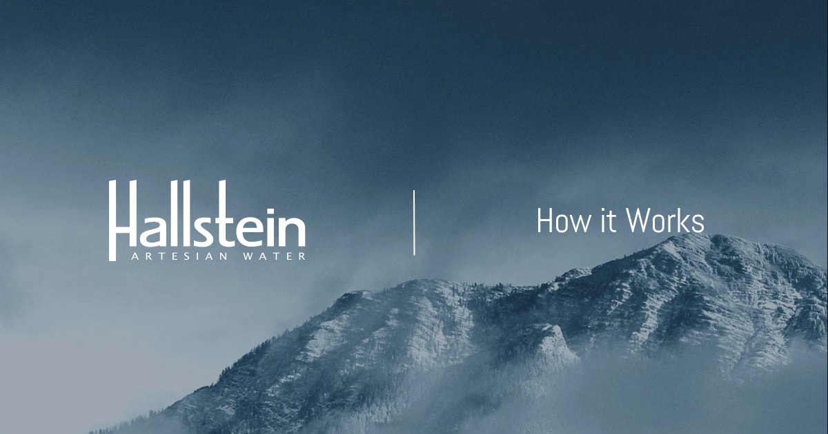 Premium artesian water delivered right to your door - Hallstein Water