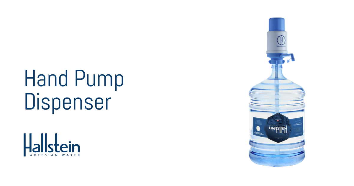 Hand Pump Dispenser - Hallstein Water
