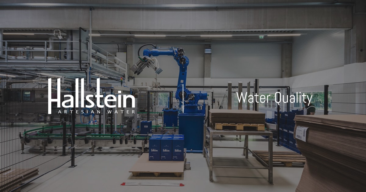 Water Quality & Specifications - Hallstein Water
