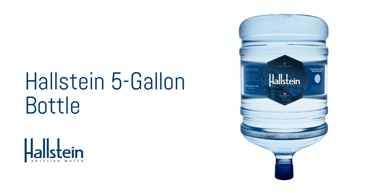 Hallstein Water 5 Gallon Bottle - Premium Artesian Water