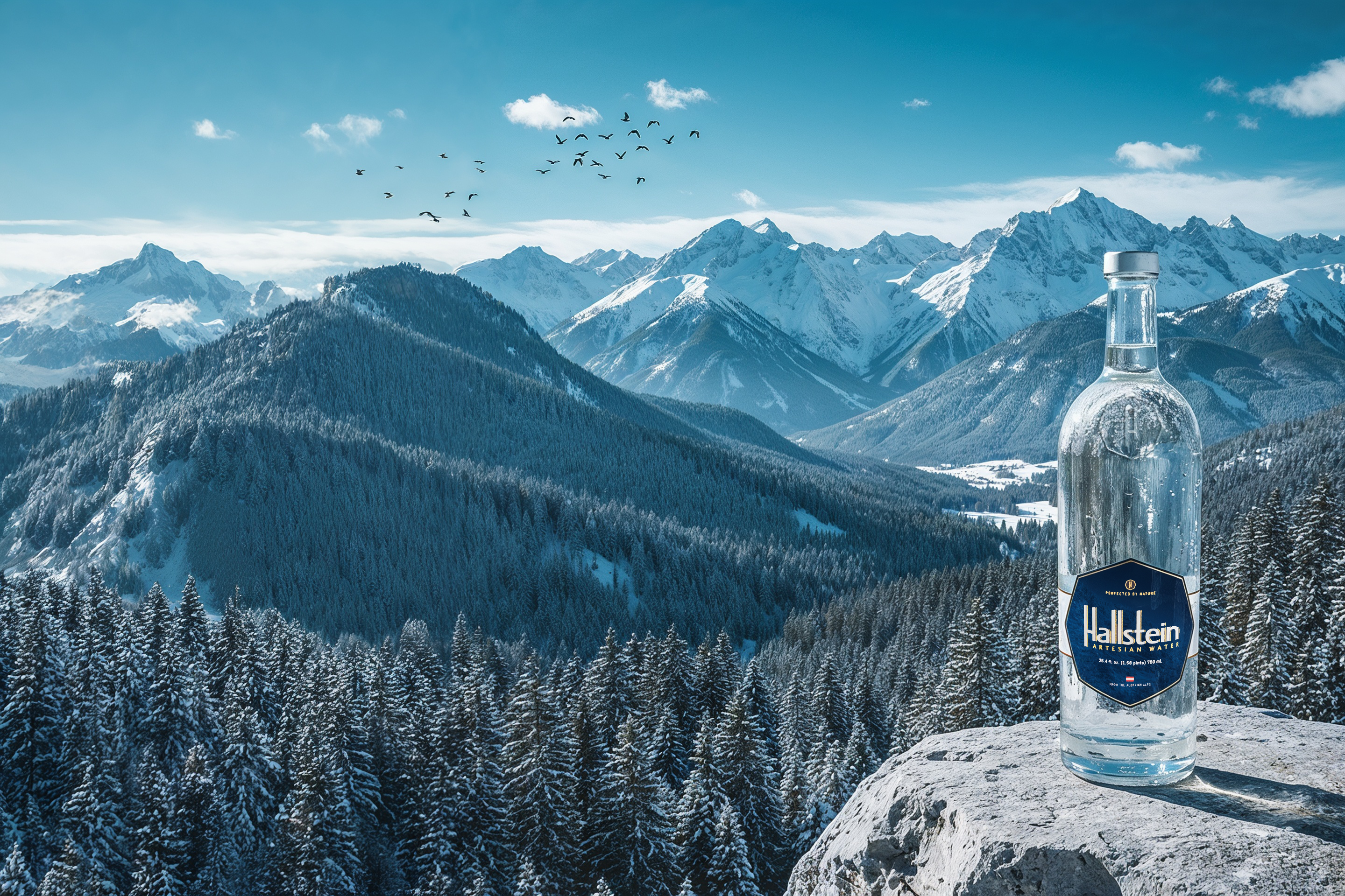 Premium Artesian Water from the Austrian Alps - Hallstein Water
