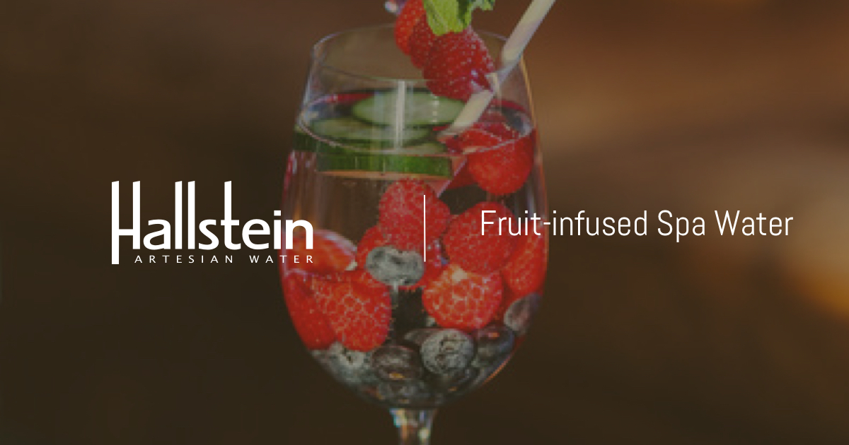 Spawasser & Früchte Fusion - Hallstein Wasser