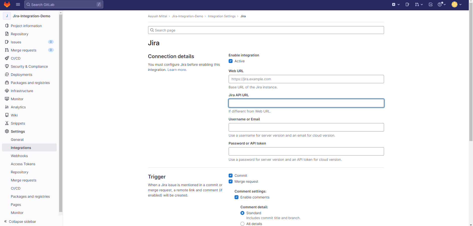How to Connect a Gitlab Merge Request to Jira Issues? - Hatica