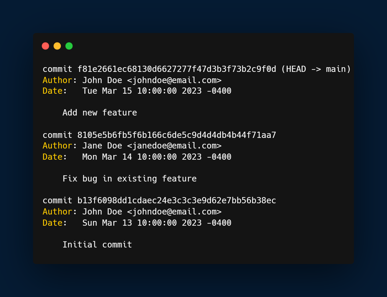 Git Log Cheatsheet For a Productive 2023 - Hatica