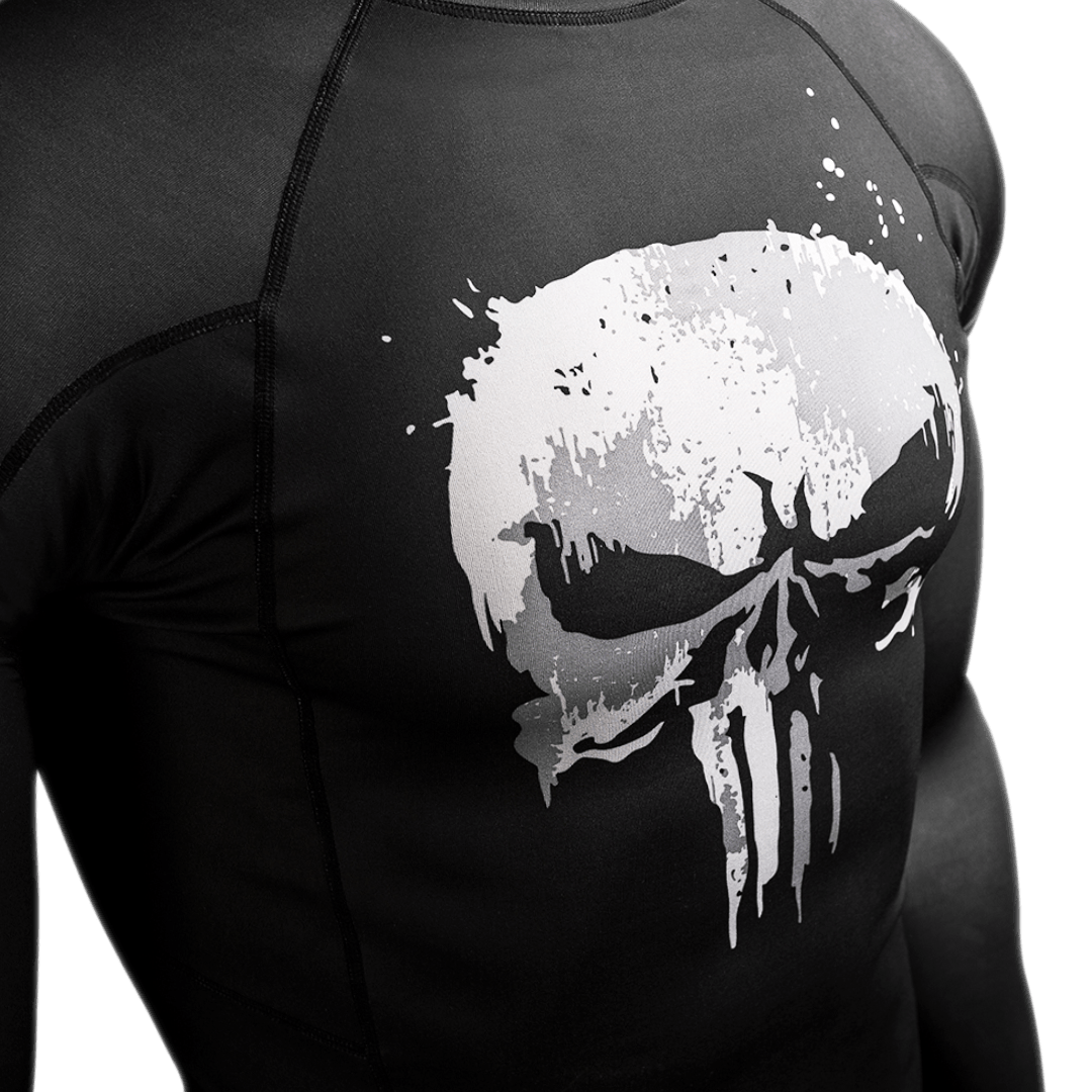 MARVEL® Hero Elite Series: Punisher LS Rash Guard by Hayabusa | Limited ...